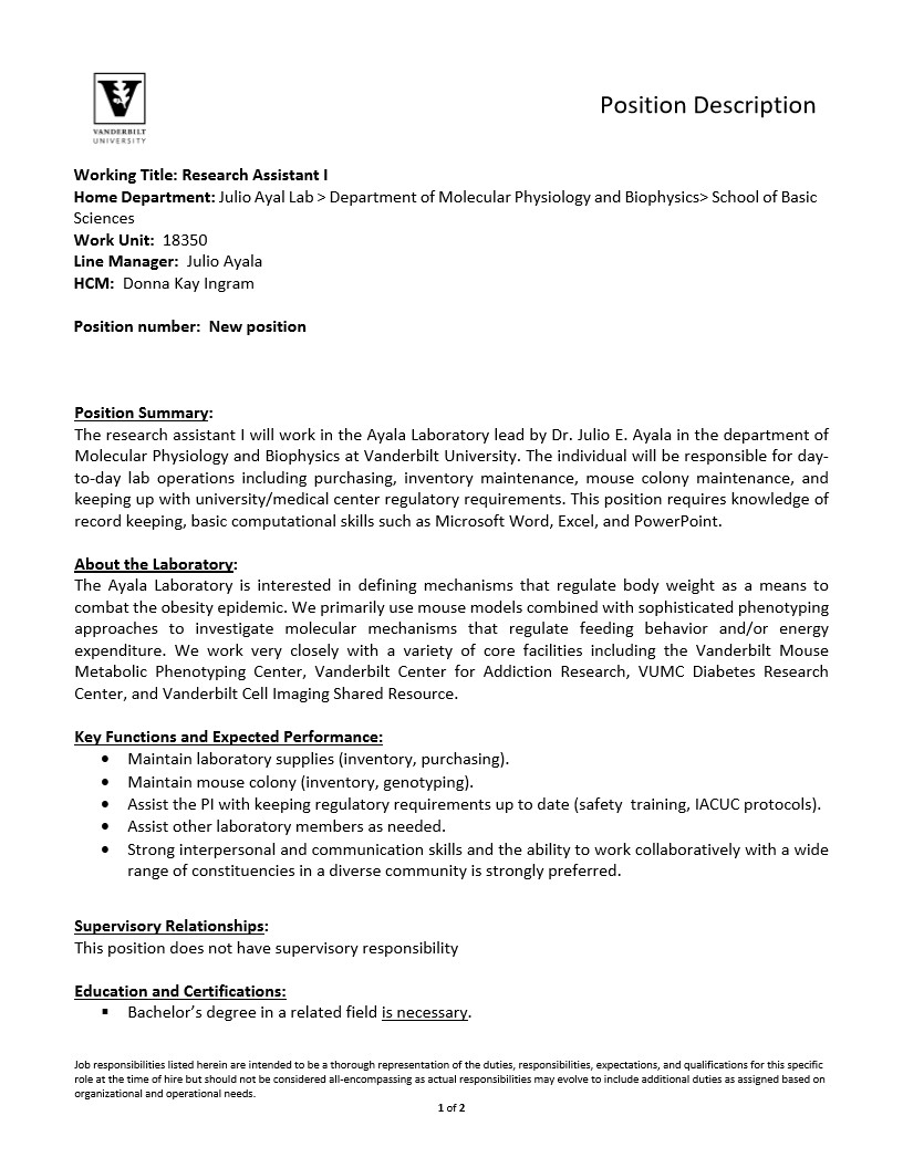 Opportunities – Department of Biology