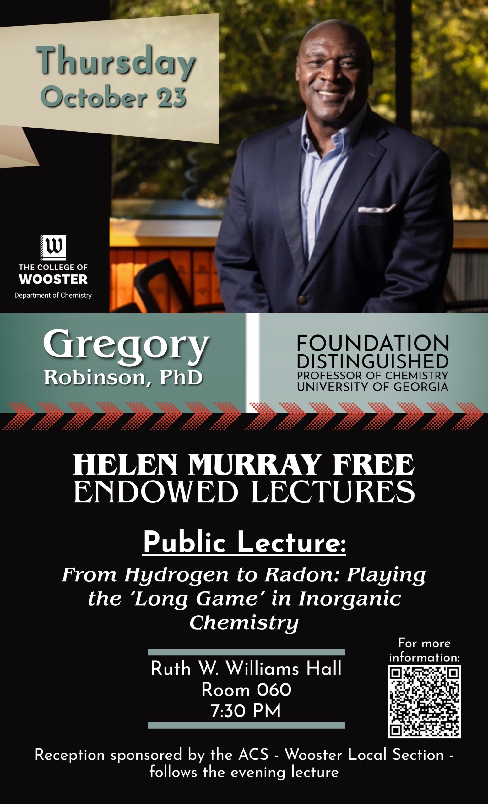Helen Murray Free Endowed Public Lecture – Department of Chemistry