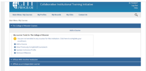 Ethics Training – Human Subjects Research Committee
