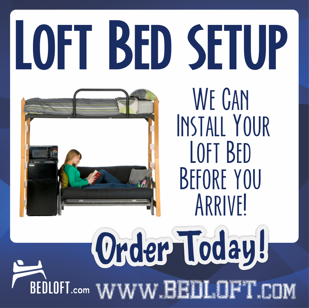 Bedloft Rentals: Microwave/Fridge Combo & Loft Bed Installation Service ...