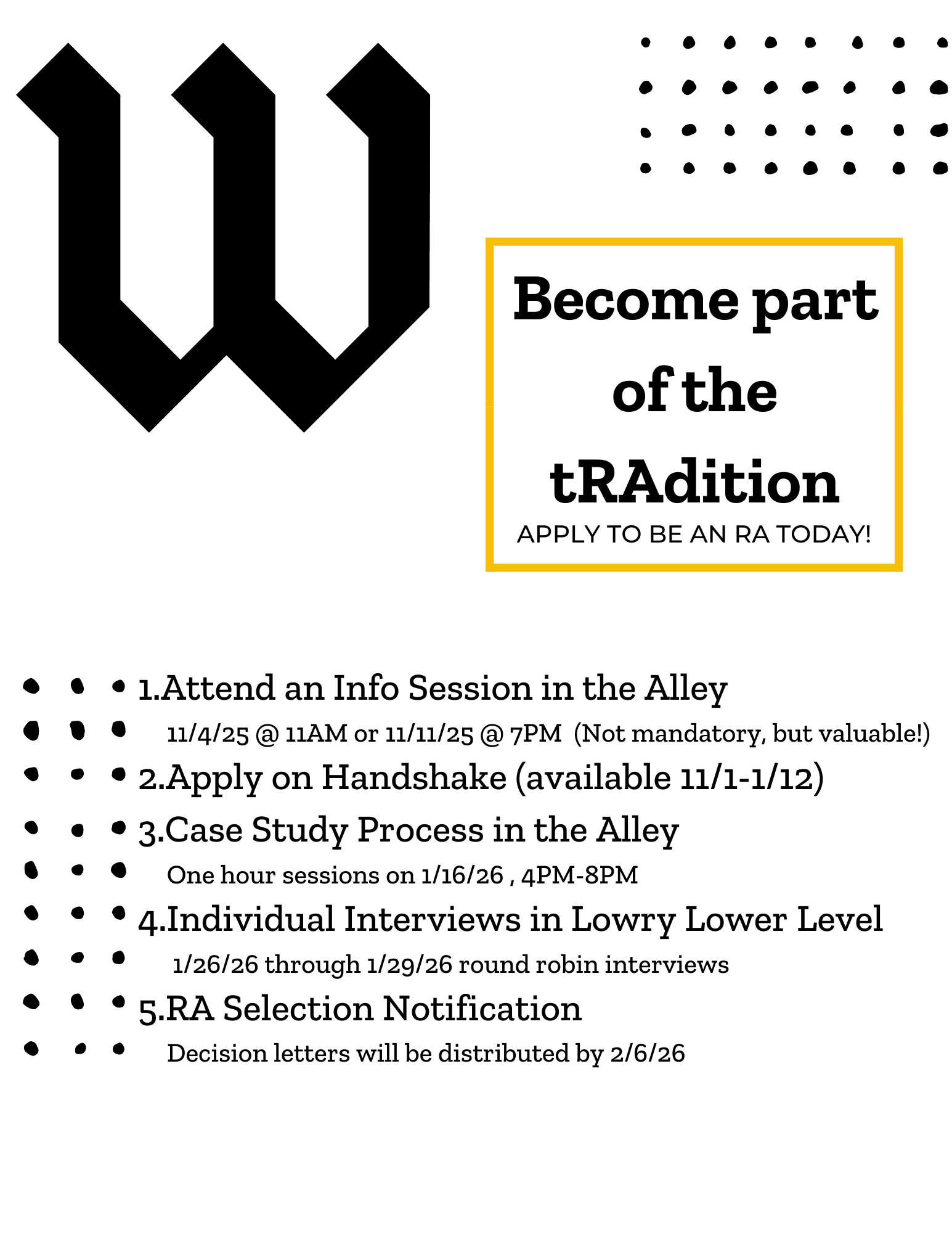 RA Staff Selection – Office of Residence Life