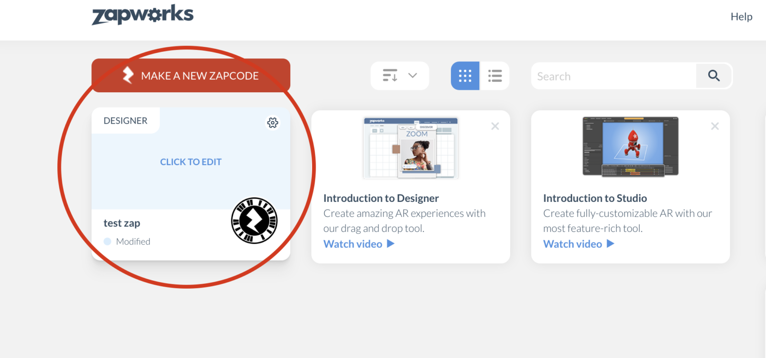 Zap Works Designer – Technology@Wooster