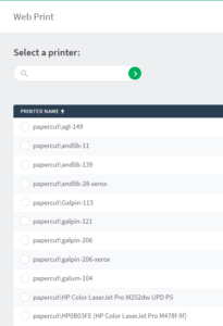 Printing from the Web Portal with Papercut – Technology@Wooster
