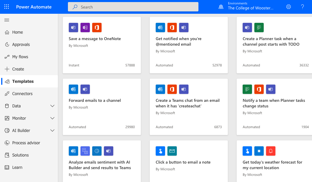 Lists, Forms, Automate: Your Microsoft Trifecta – Technology@Wooster