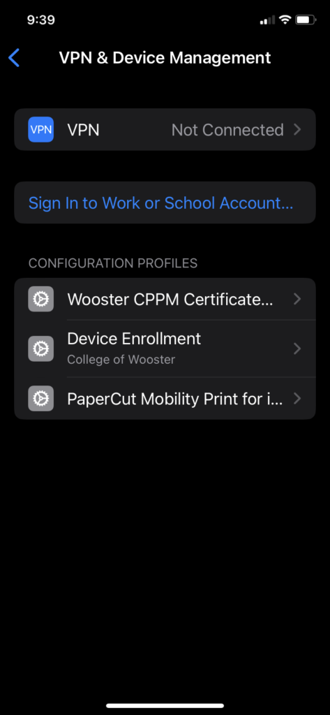 Printing From Your iOS Device – Technology@Wooster