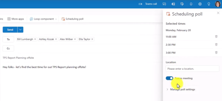 Outlook Scheduling Poll – Technology@Wooster